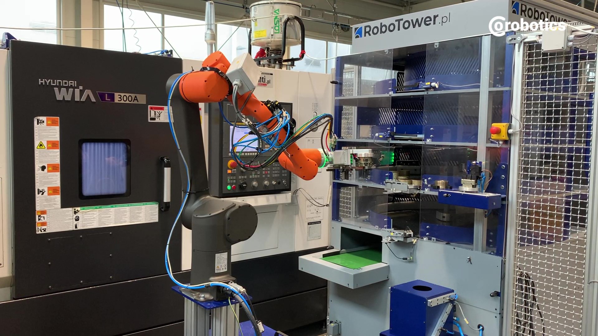 Robot CNC - automatyzacja maszyn CNC, automatyka CNC | Corobotics